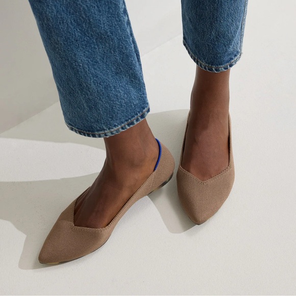 Rothy's | Shoes | Rothys 5 The Point Ii Tan Woman Washable Casual ...